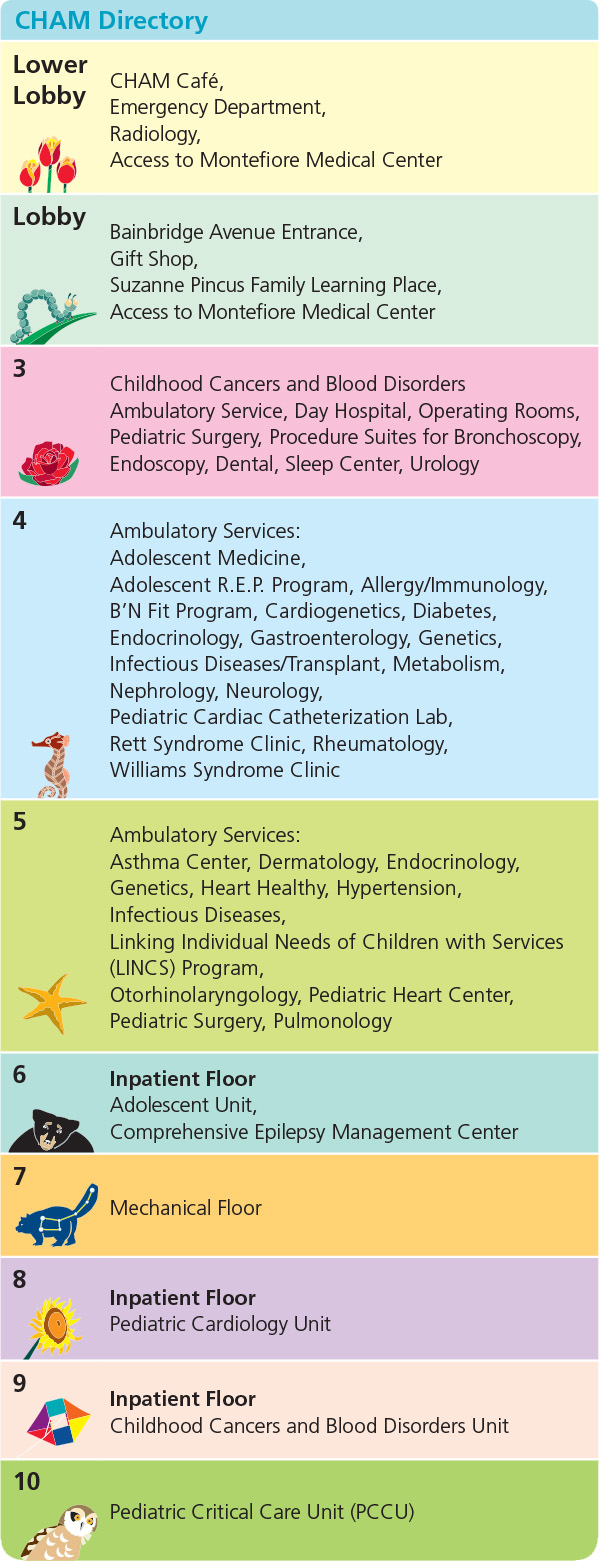 CHAM Hospital Directory | The Children's Hospital at Montefiore